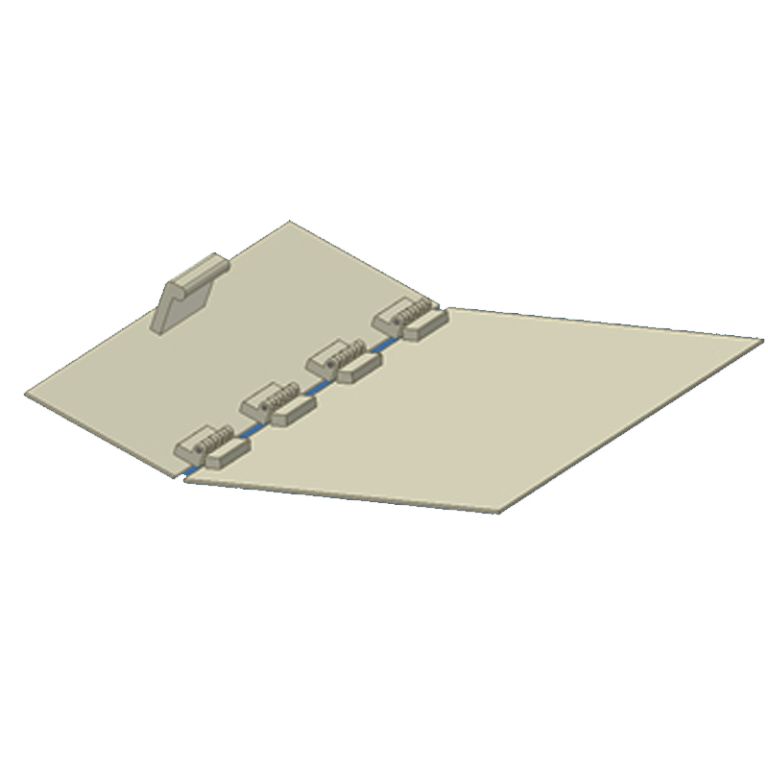 Rectangular Tank Covers – H Series – Hinged – Chemtainer